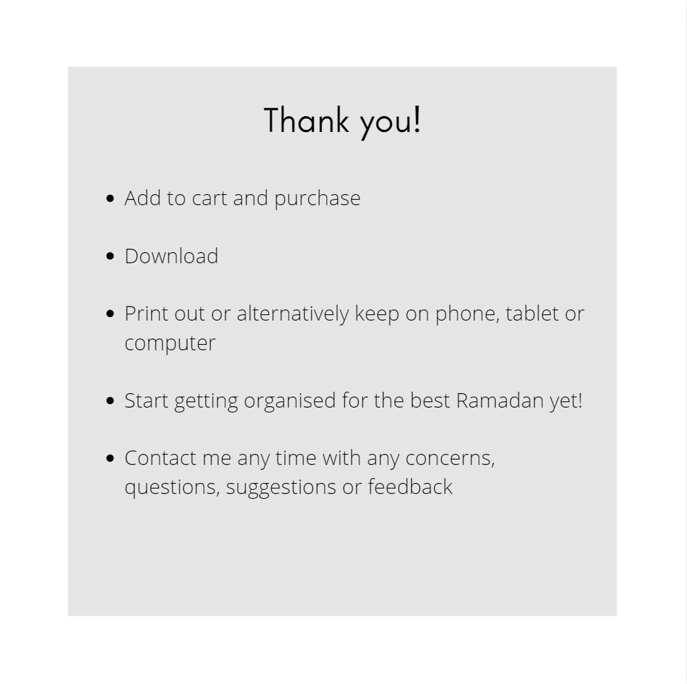 Ramadan to Do List PDF, Checklist, Ramadan Preparation, Ramadan 2021 ...