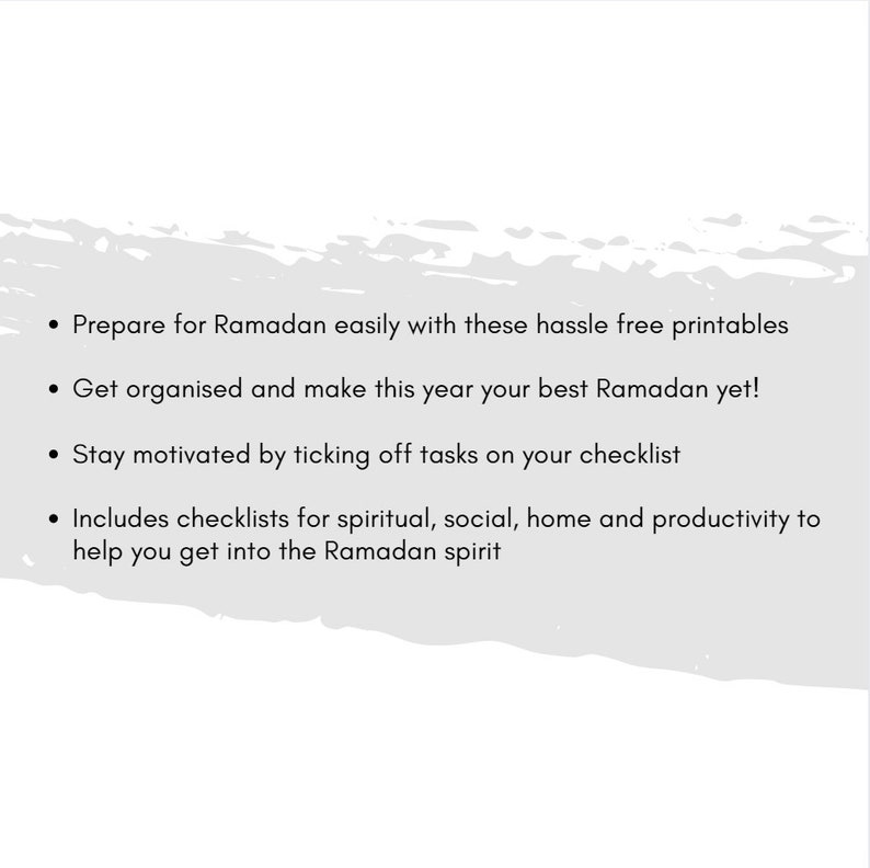 Ramadan to Do List PDF Checklist Ramadan Preparation - Etsy Hong Kong