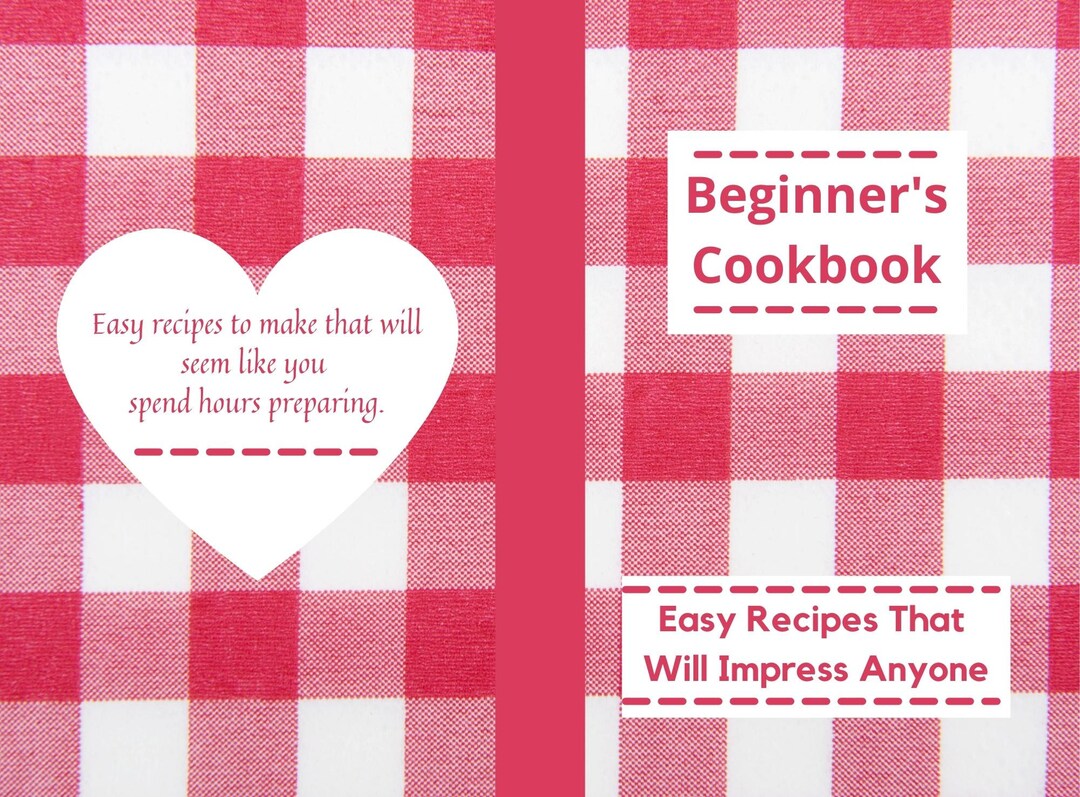 Beginner's Recipe Book - Etsy