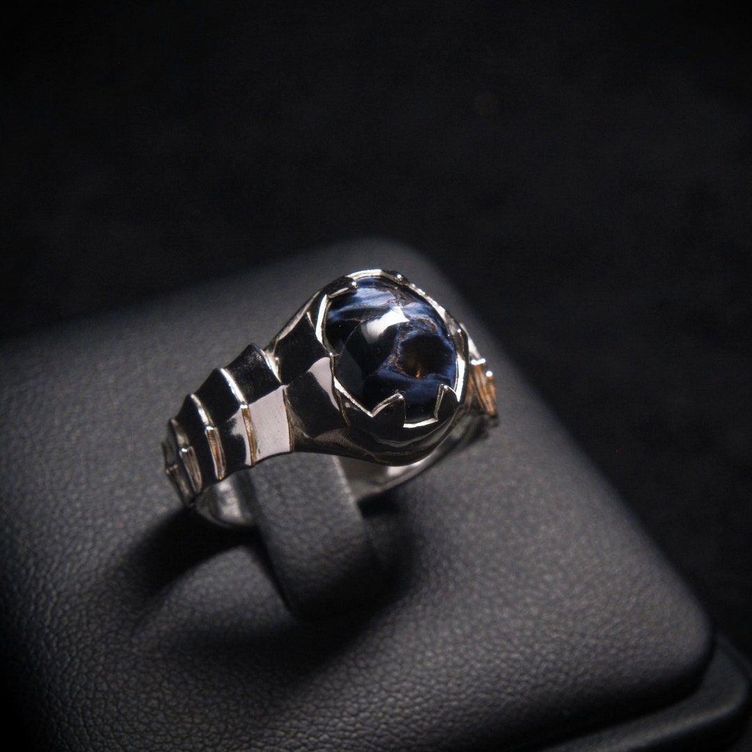 Pietersite Centurion Ring - Etsy