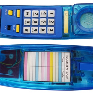 1990s Vintage Transparent Clear Blue Landline Telephone - Etsy