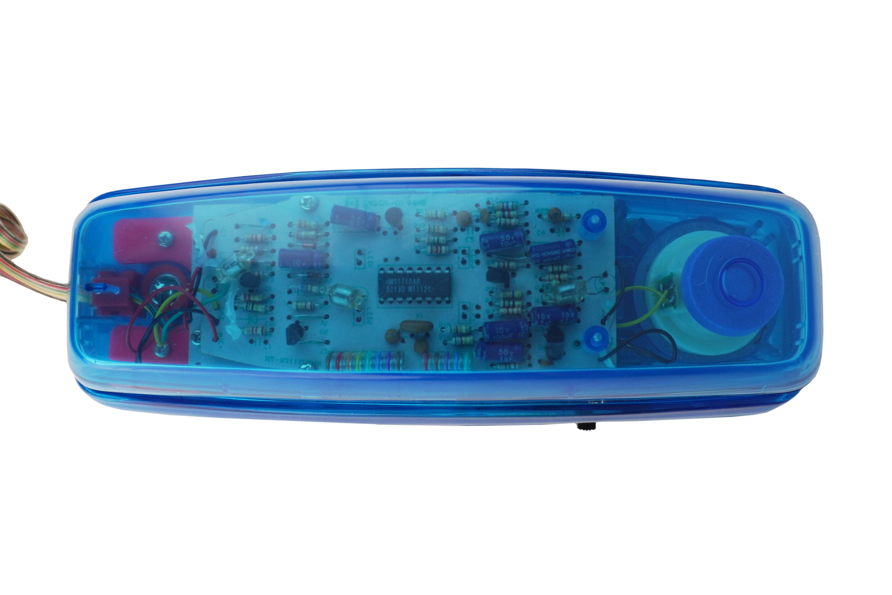 1990s Vintage Transparent Clear Blue Landline Telephone - Etsy