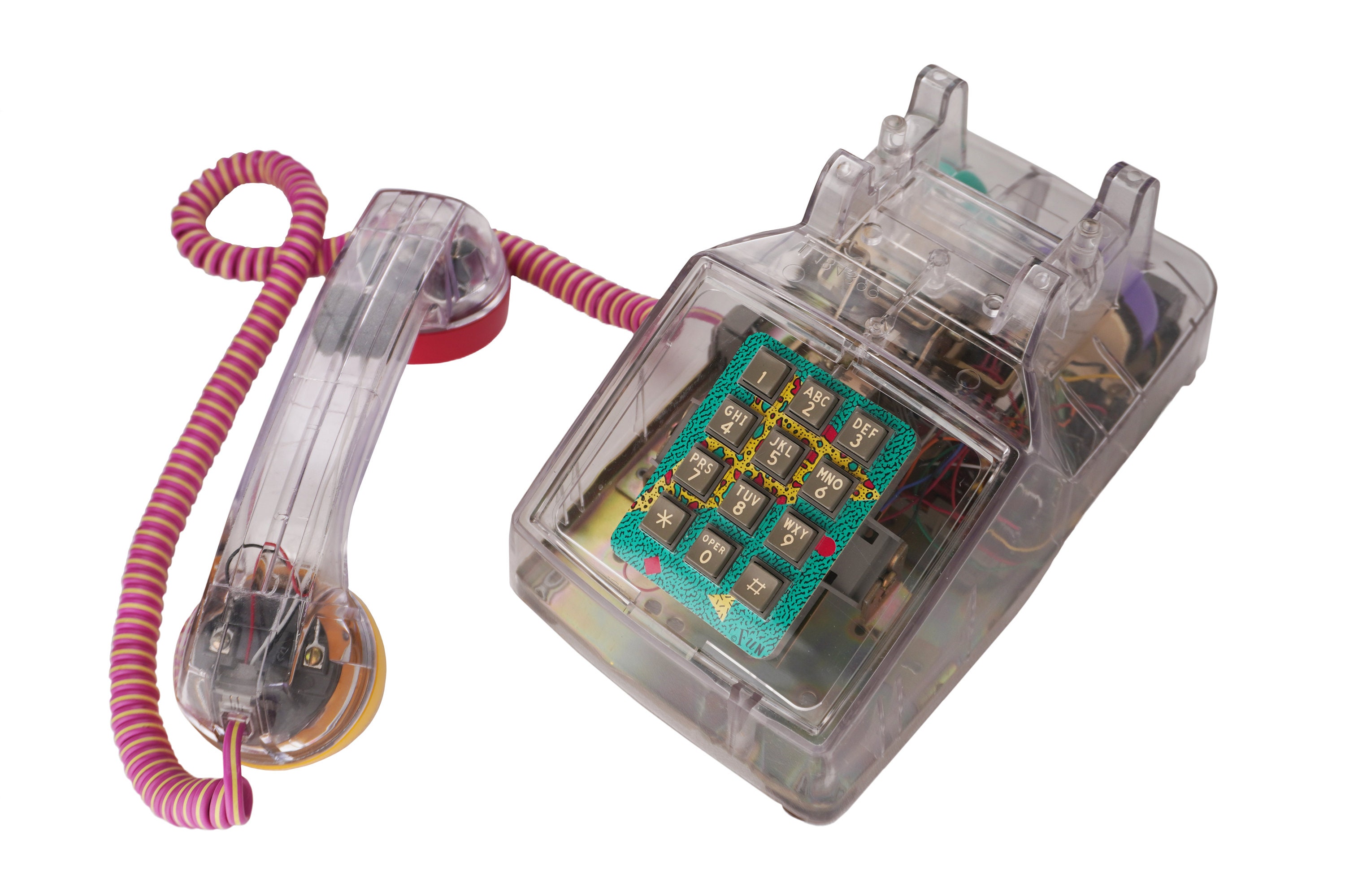 Clear Multi-colored 1980's ITT "fun Phone" Desktop Telephone (RARE) - Etsy