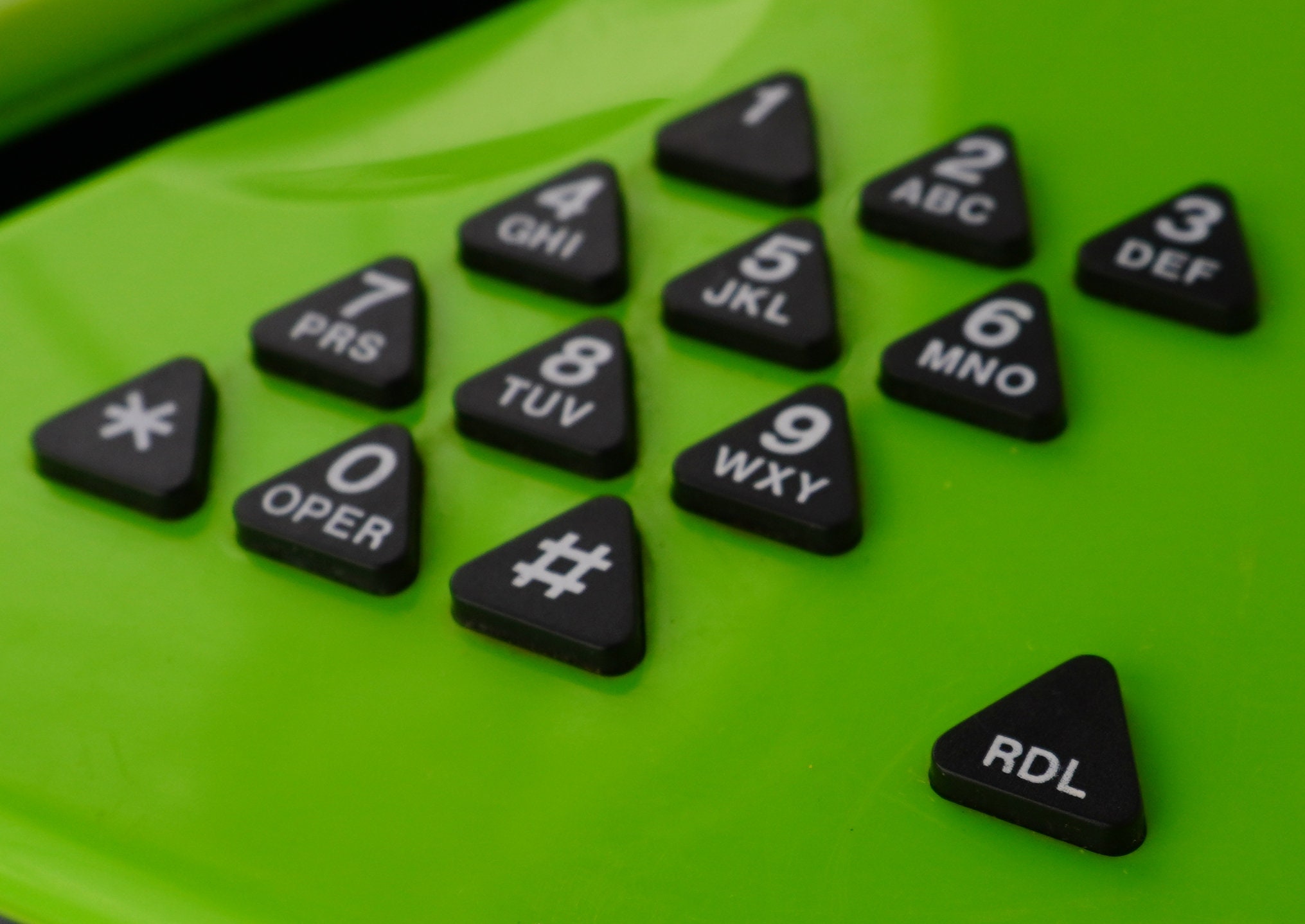 Rare Green and Black Triangle Vintage 80s Radio Shack Brand Landline ...