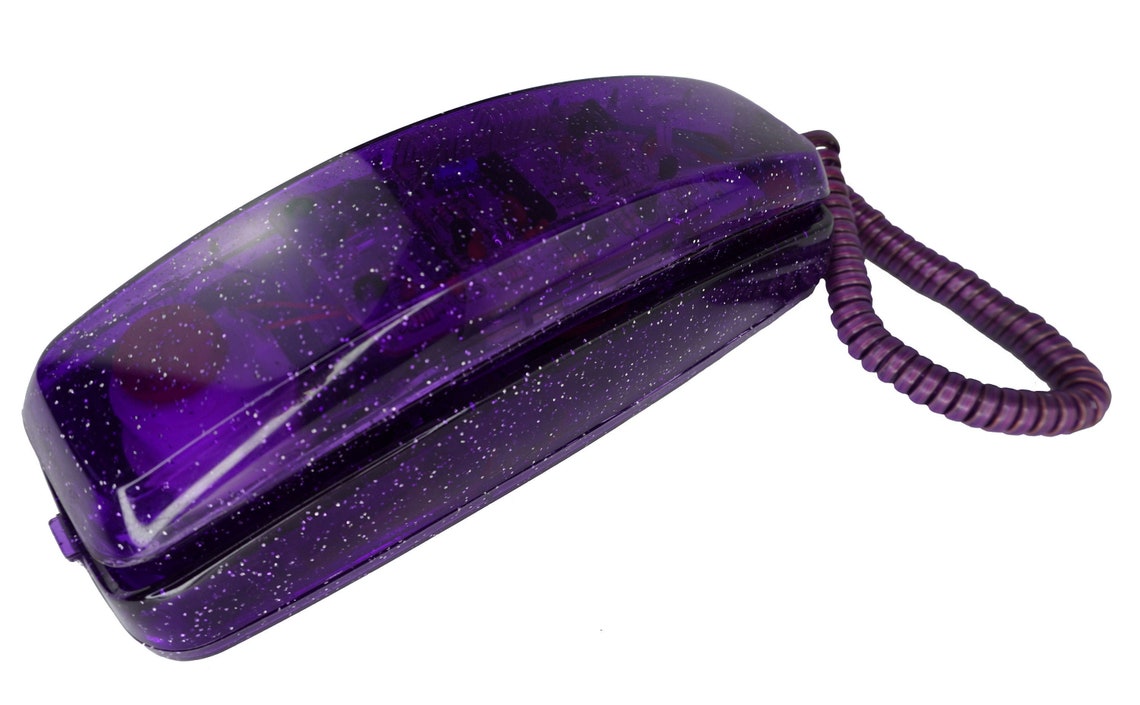 Rare 1990s Vintage Transparent Purple Glitter Limited | Etsy