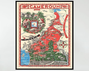 Cameroon Wall Art - Etsy