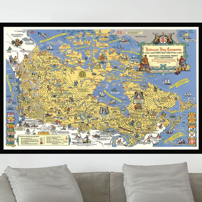 Hudsons Bay Poster - Etsy