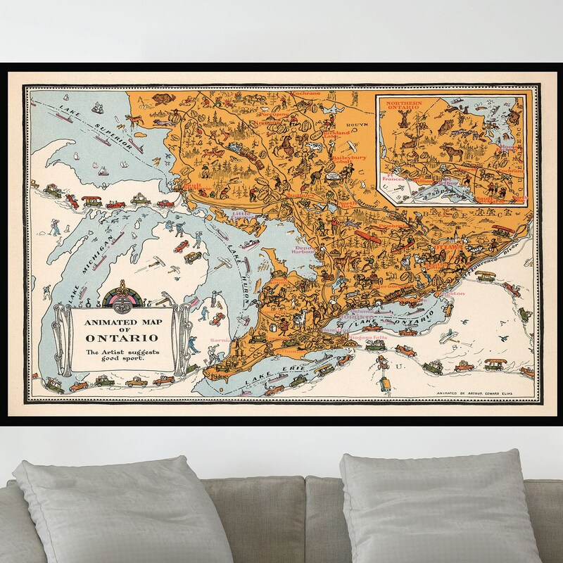 Animated Map - Etsy