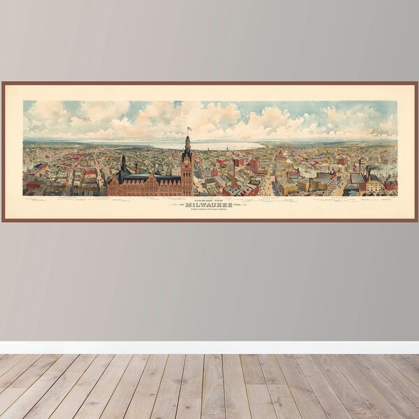 Milwaukee Old Poster - Etsy