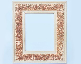 Fancy Unfinished Wooden Photo Frame, Picture Frame, Border, Jennifer ...