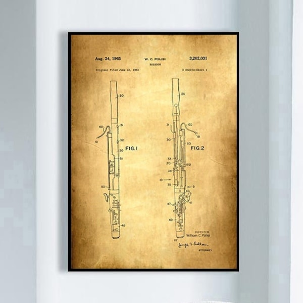 Bassoon Wall Art - Etsy