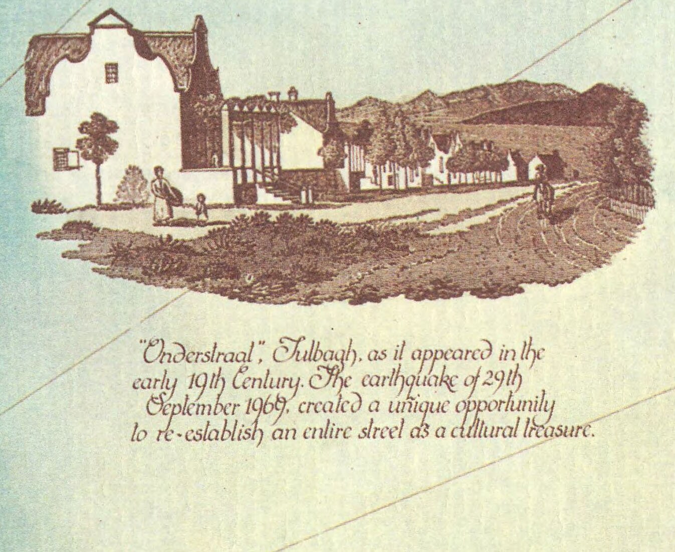 Old Map of Tulbagh, Vintage Map Poster, Vintage Pictorial Map Poster ...