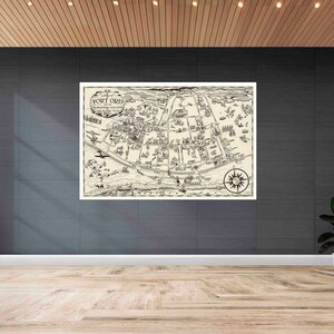 Old Map of Fort Ord, Old Map of Monterey Bay, Vintage Pictorial Map ...