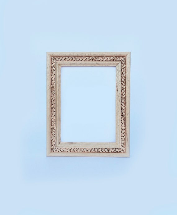 Handmade Wooden Photo Framemodern Unfinished Wood Picture - Etsy