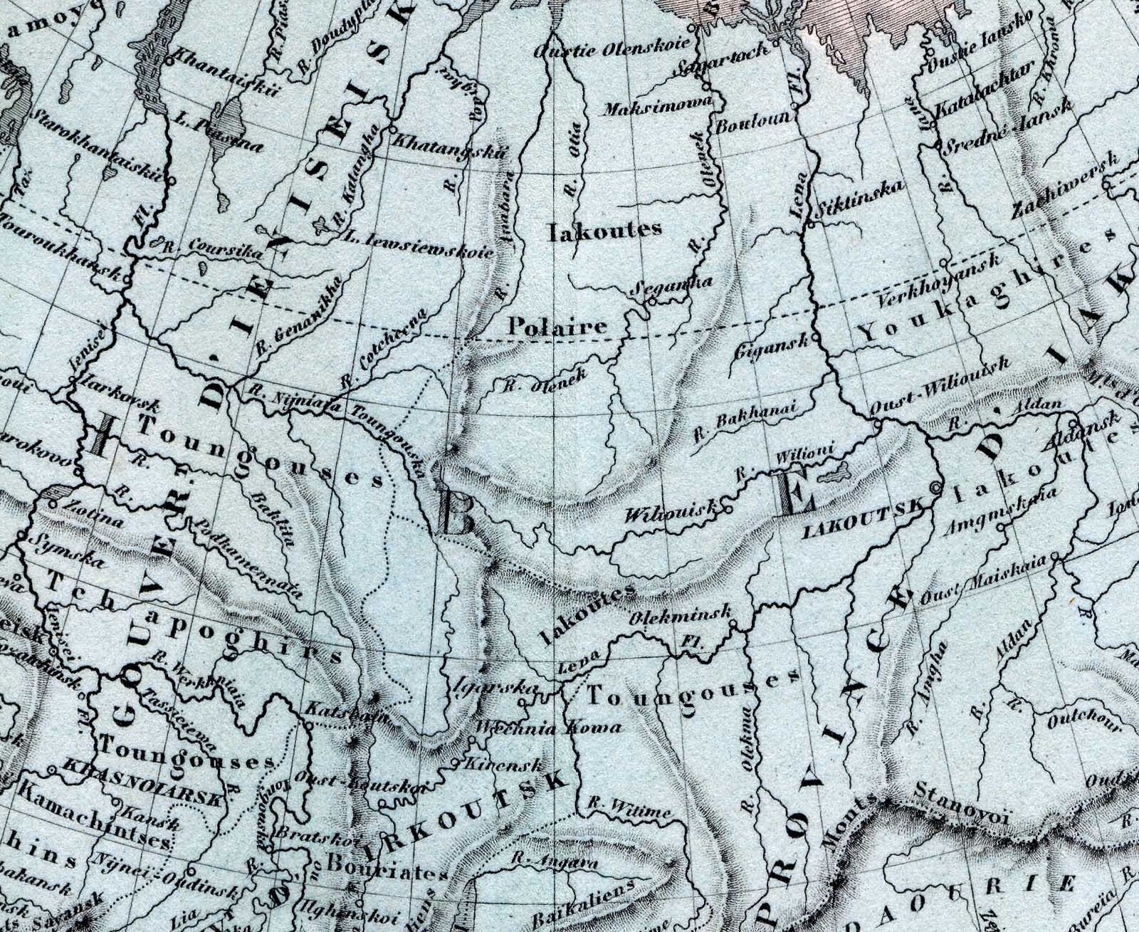 Old Map of Siberia,vintage Map of Siberia,vintage Map Poster,vintage ...