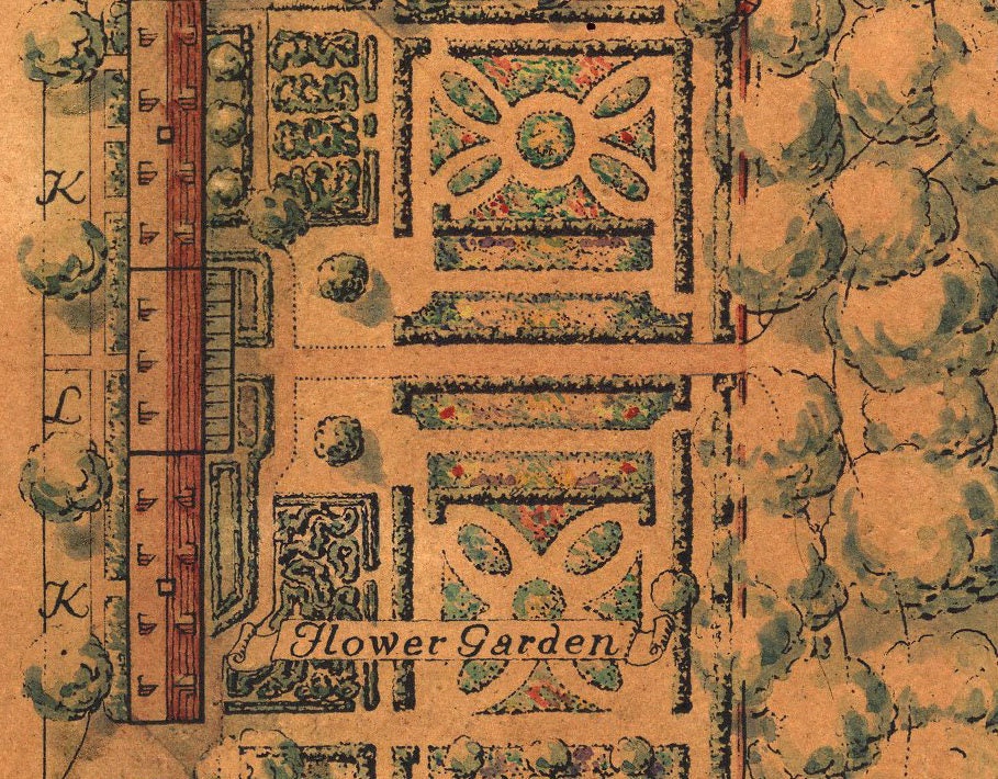 Old Map of George Washington's Mount Vernon, Pictorial Map Poster ...