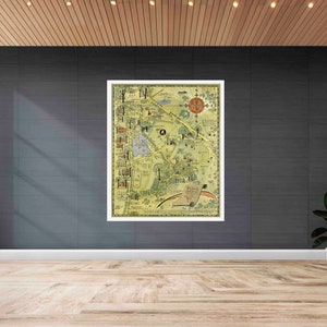 Old Map of Colgate University Campus,vintage Map Poster,vintage ...