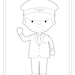Professions Coloring Book Pages for Kids of 80 Different Professions ...