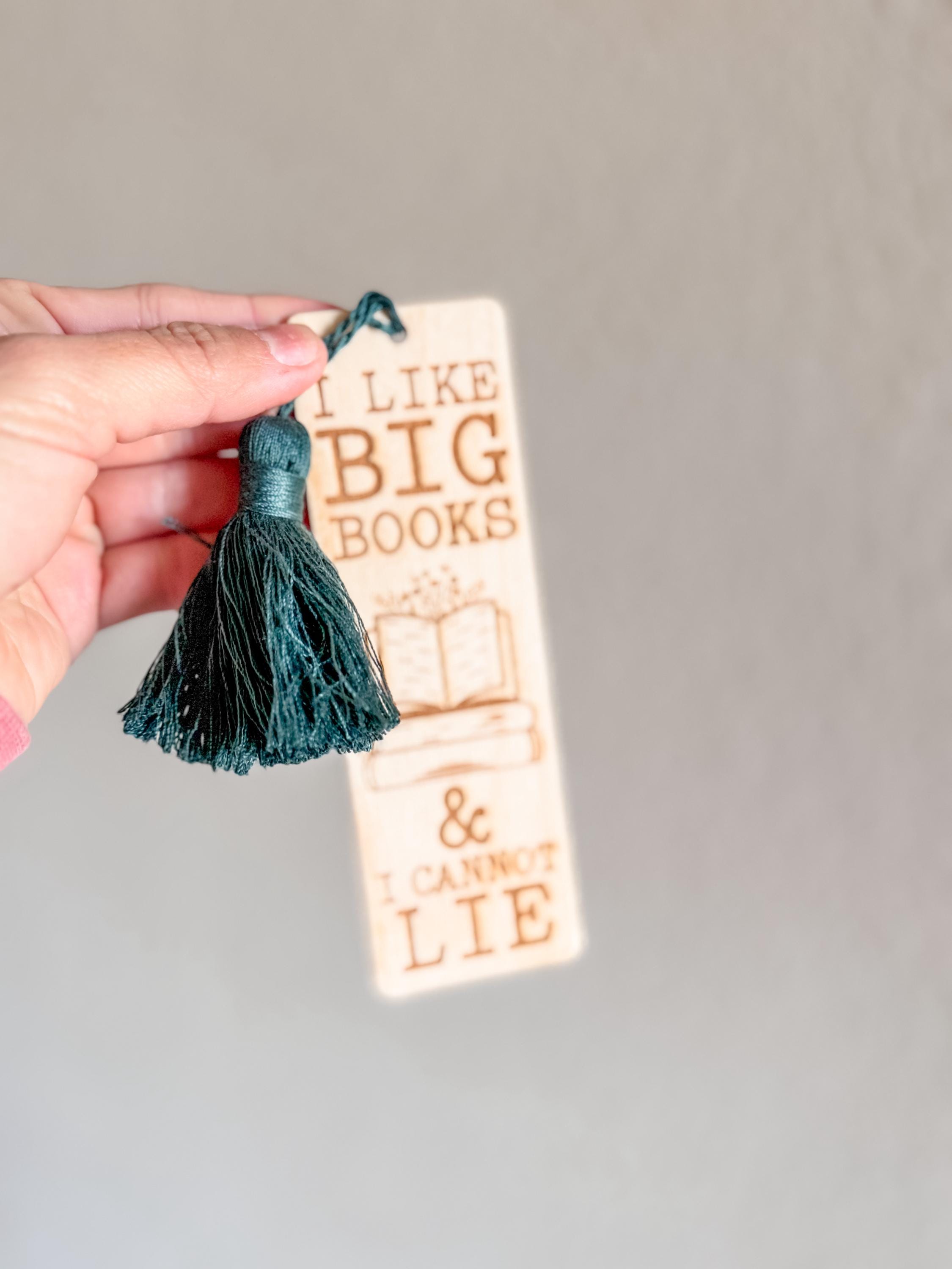 Custom Bookmark | Big Books Wooden Bookmark - Etsy
