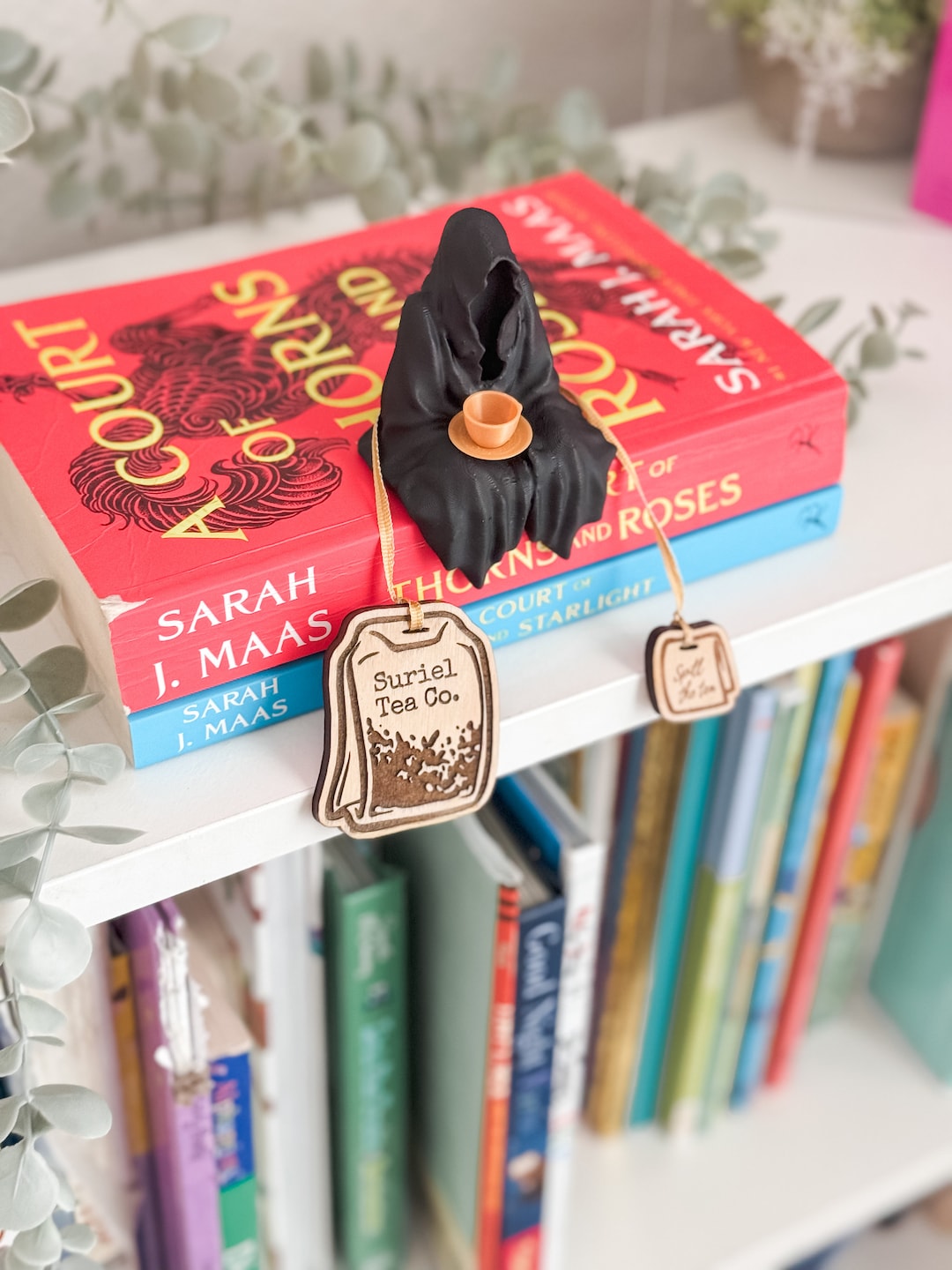 ACOTAR Book Shelf Decor | ACOTAR Suriel | ACOTAR Tea Bag | Suriel Book ...