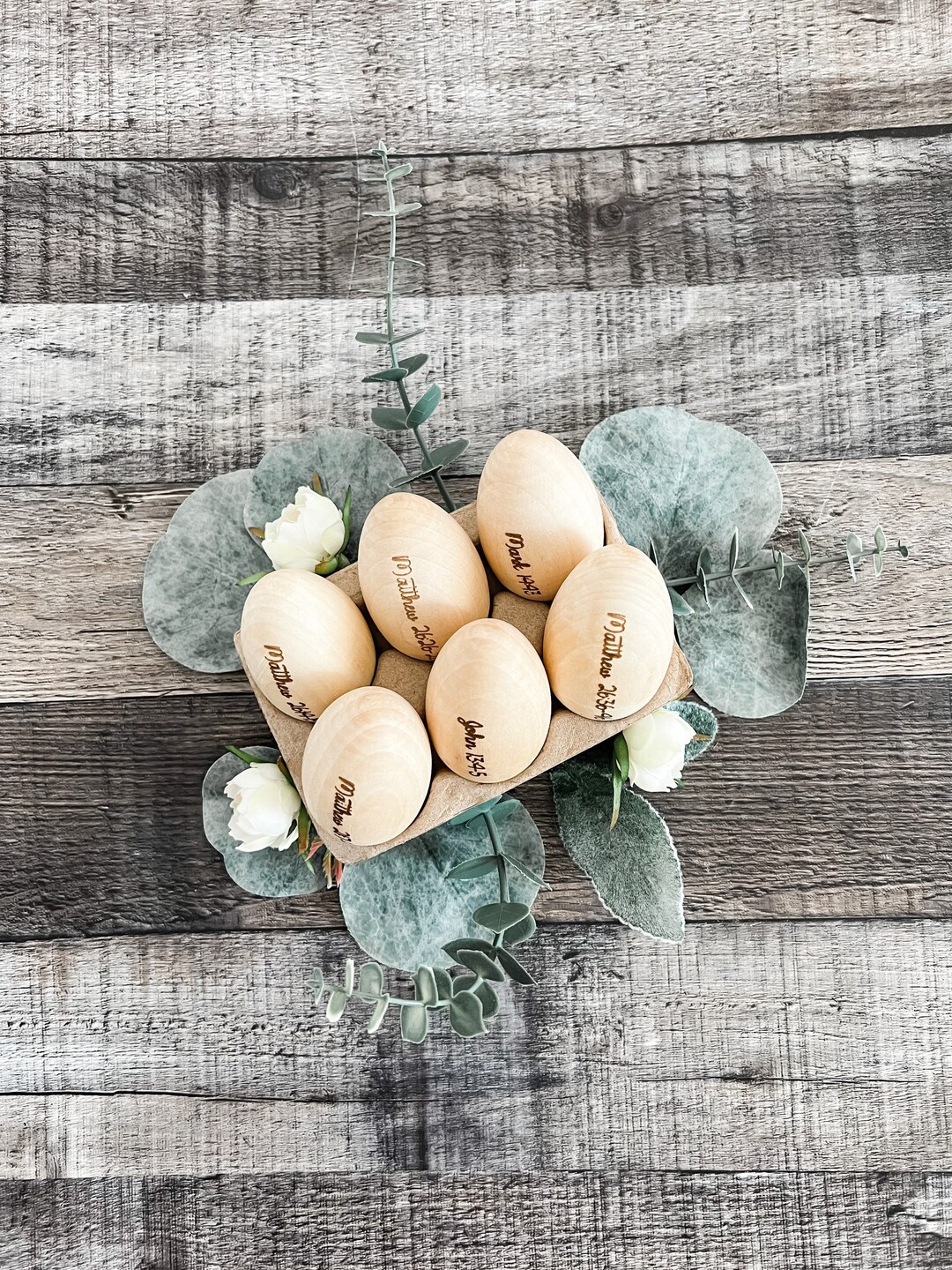 Resurrection Easter Eggs | Engraved Biblical Easter Eggs | Custom ...