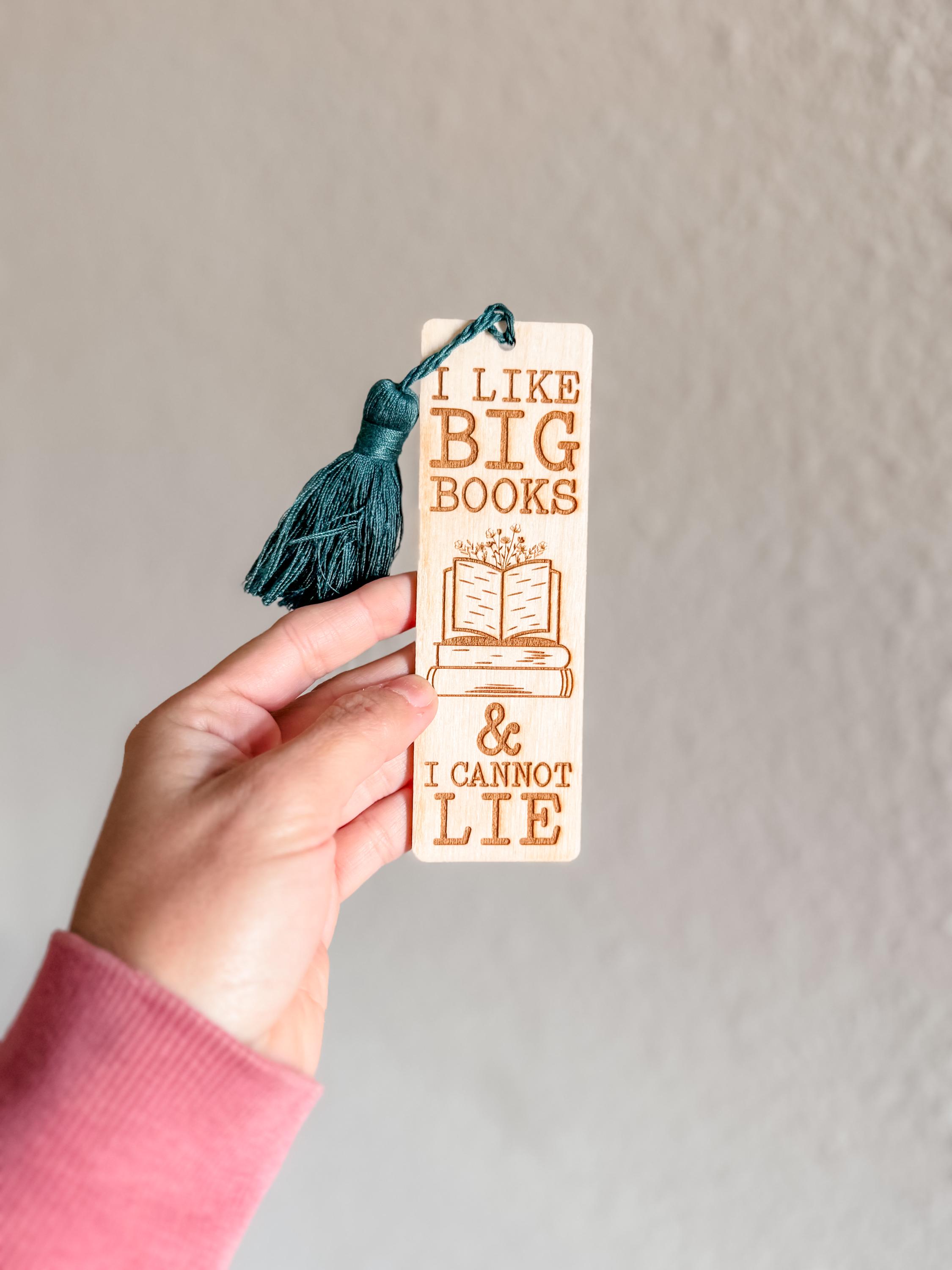 Custom Bookmark | Big Books Wooden Bookmark - Etsy