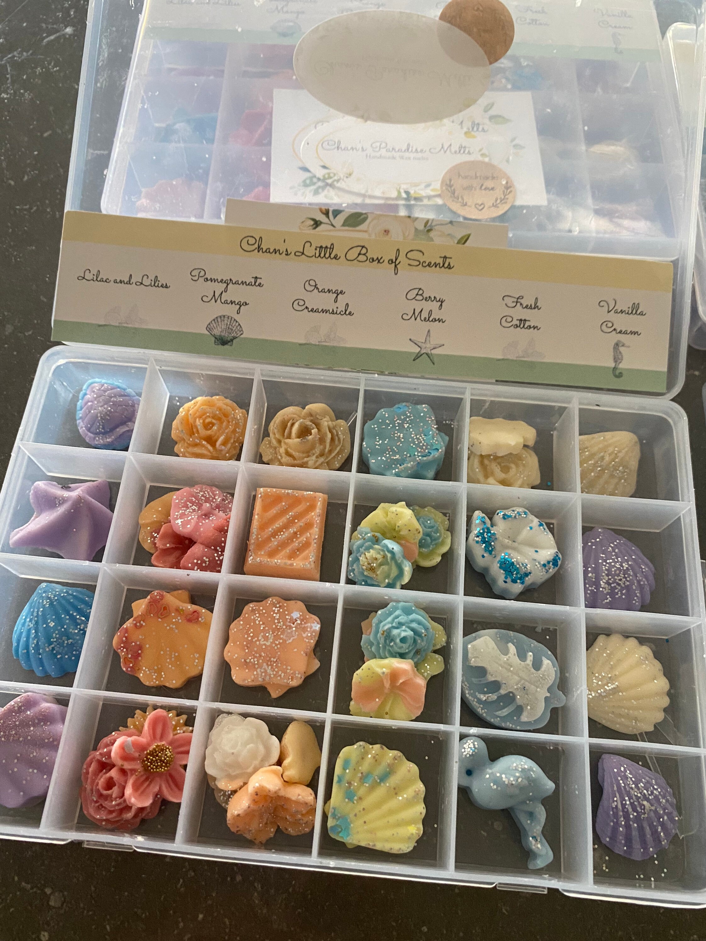 Value Sample Box Set 3 Different Boxes Chan's Little Box Of Scents Wax 