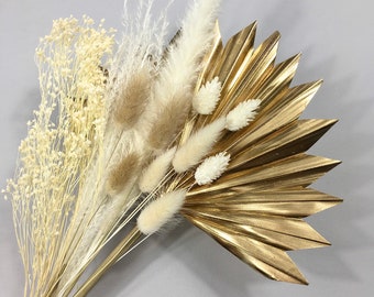 Gold Palm Leaf Cake Topper - Etsy UK