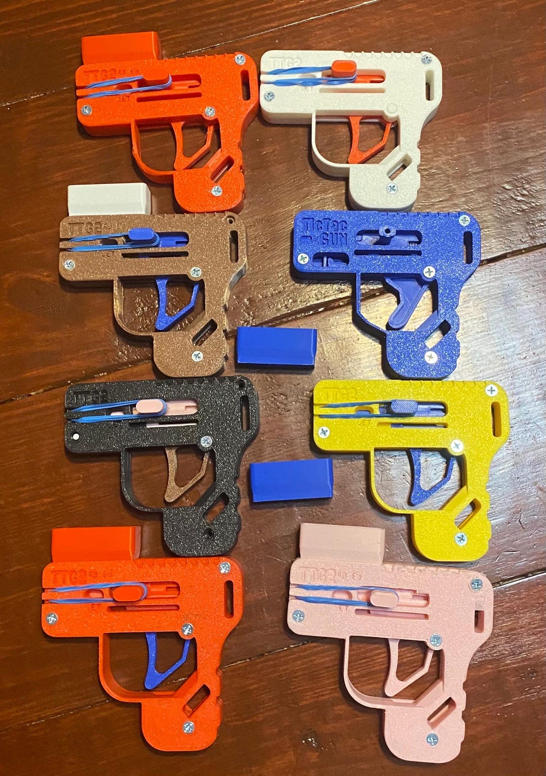 Tic Tac Gun Shooter Toy Rubberband Gun - Etsy