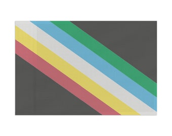 Disability Pride Flag Unique Design Print High Quality Materials Size ...