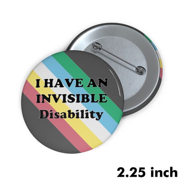 I Have a Disability Pin - Etsy