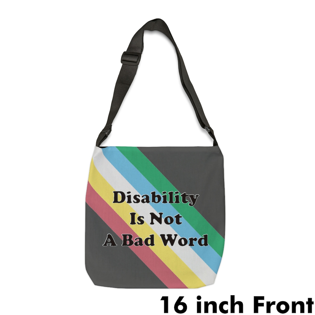 Disability is Not A Bad Word Disability Pride Flag Disability Friendly ...