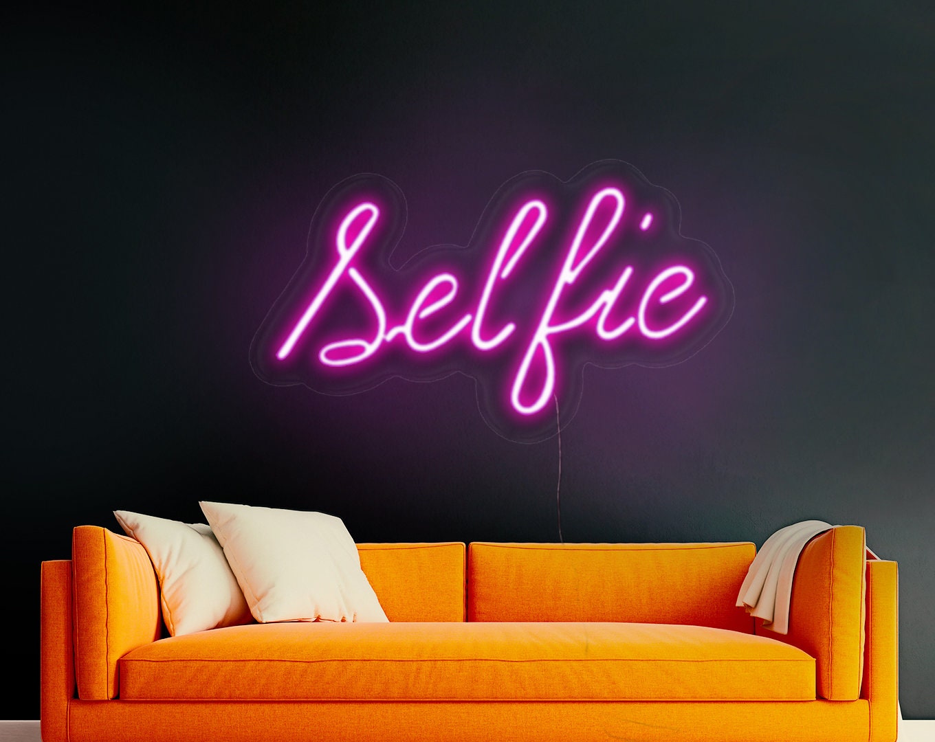 Selfie Neon Sign,instagram Neon Sign,neon Light Sign for Wall,teenager ...