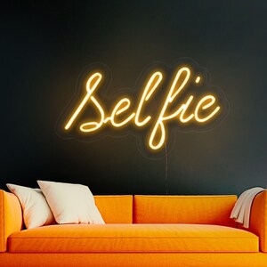 Selfie Neon Sign,instagram Neon Sign,neon Light Sign for Wall,teenager ...