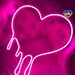 Dripping Heart Neon Sign Neon Sign Bedroom Heart Neon Light - Etsy