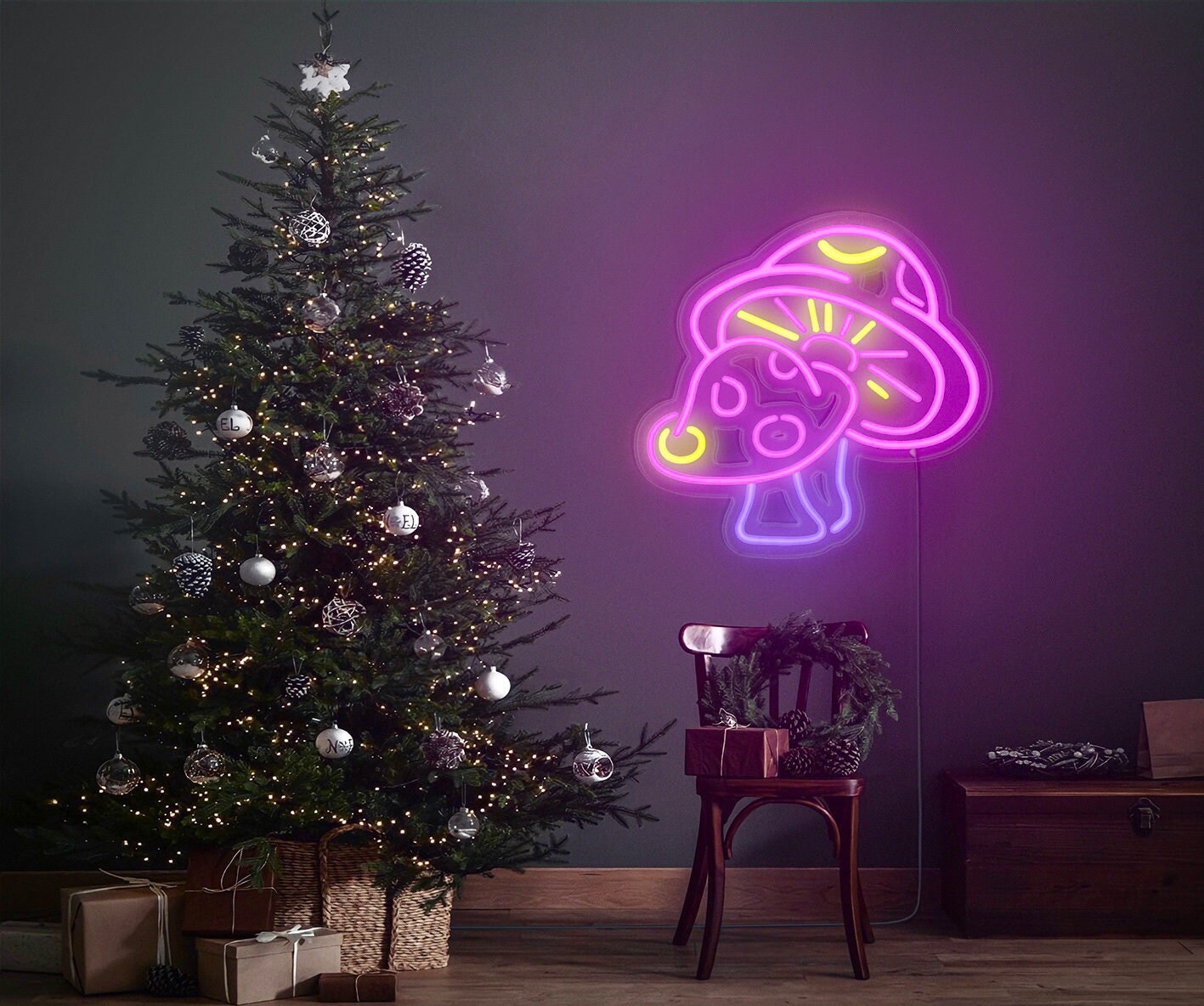 Mushroom Lamp, Mushroom Neon Sign, Mushroom Neon Light, Mushroom Decor ...