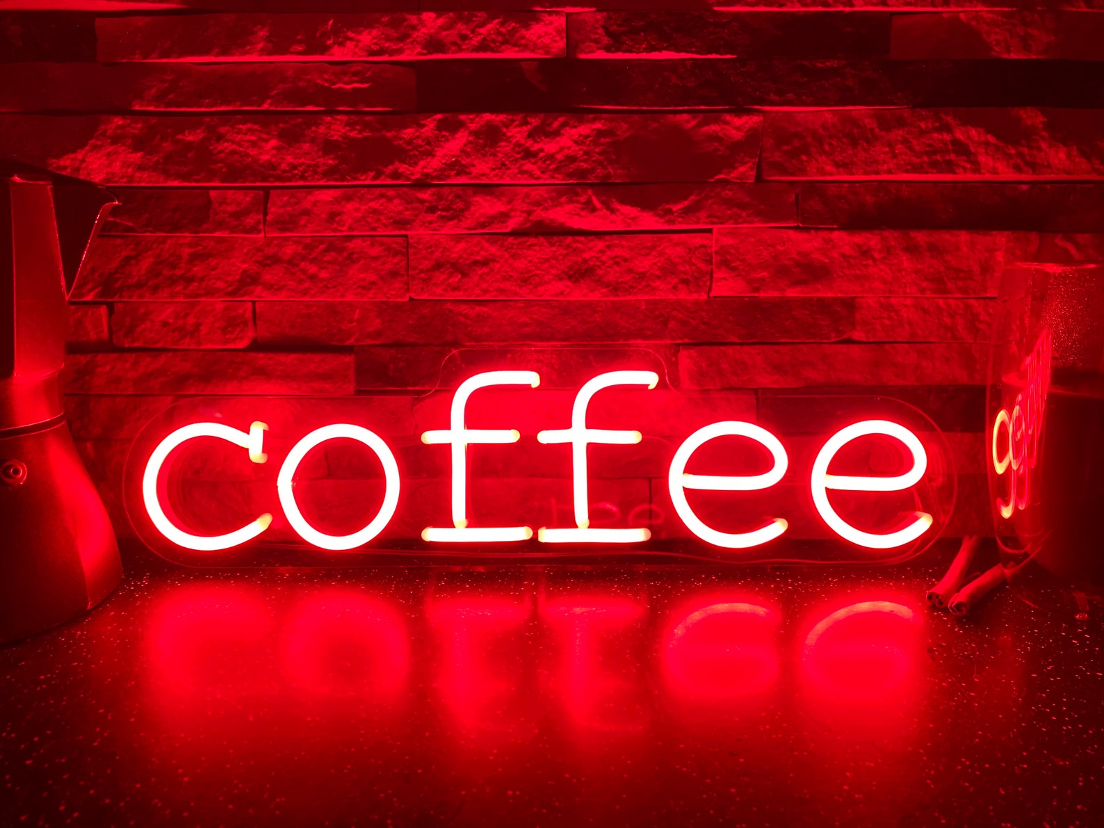 Coffee Bar Sign Neon Light, Coffee Neon Sign, Coffee Bar Decor Light up ...