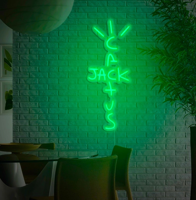 Cactus Jack Neon Sign, Cactus Jack Light, Cactus Jack Neon, Cactus Jack ...