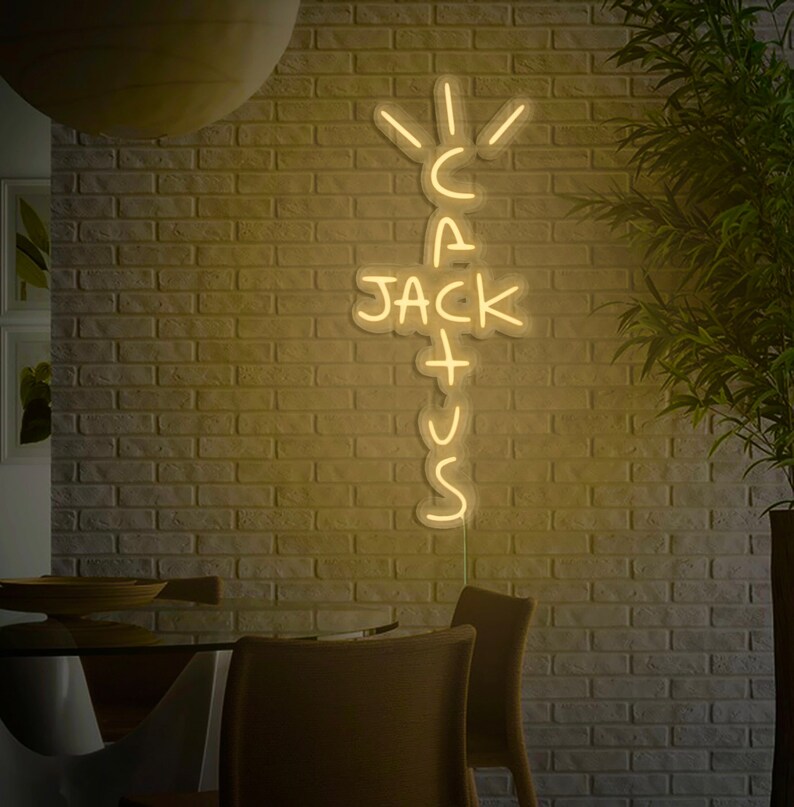 Cactus Jack Neon Sign, Cactus Jack Light, Cactus Jack Neon, Cactus Jack ...