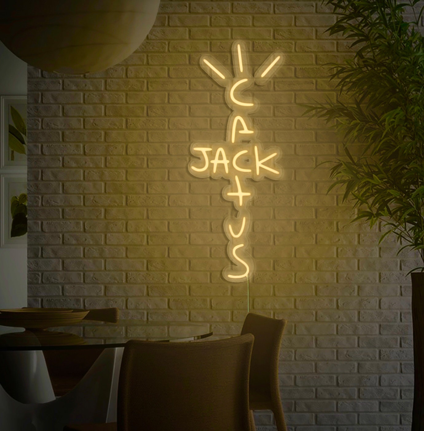Cactus Jack Neon Sign, Cactus Jack Light, Cactus Jack Neon, Cactus Jack ...