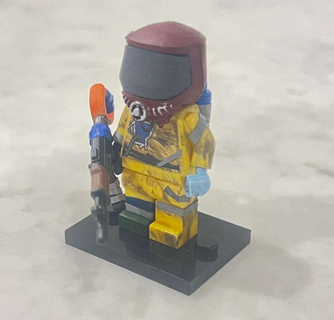 Rust CUSTOM Hazmat Suit LEGO Mini Figure - Etsy