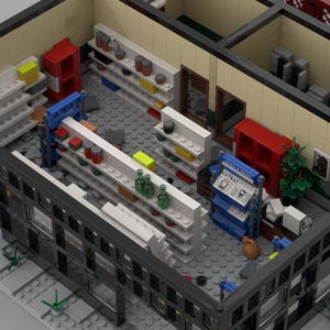 Rust Game Custom Lego MOC Set - Abandoned Supermarket With Mini Figure ...