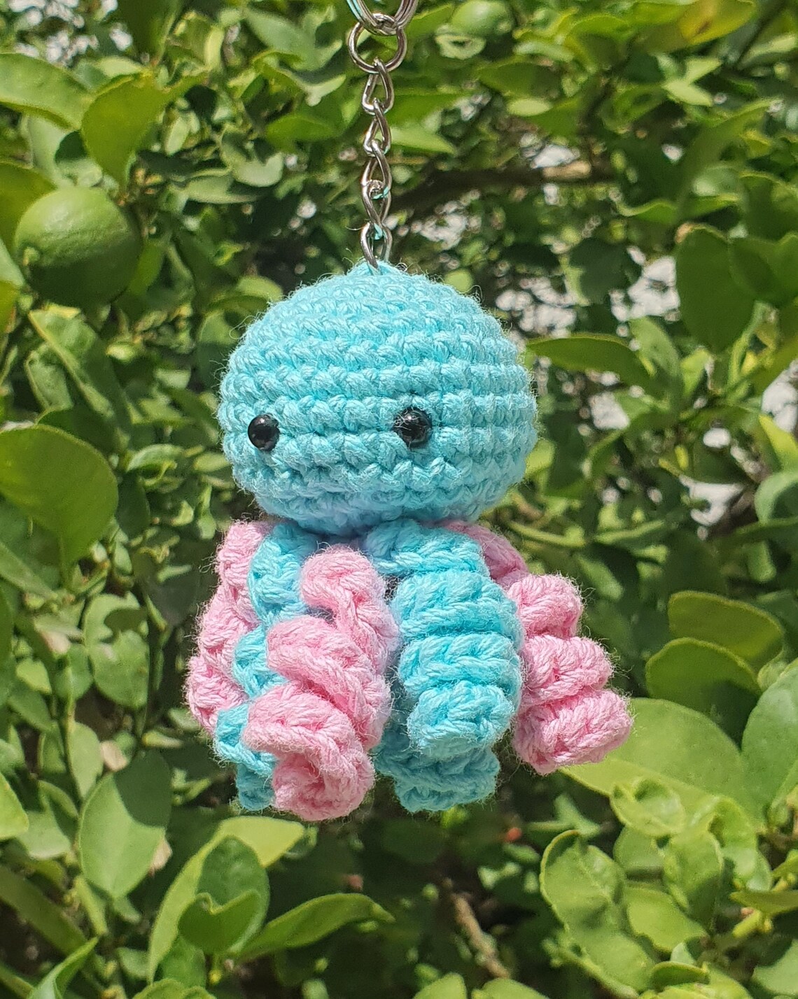 PDF Crochet Pattern Keychain Octopus – Amigurumi Mini Octopus Keychain ...