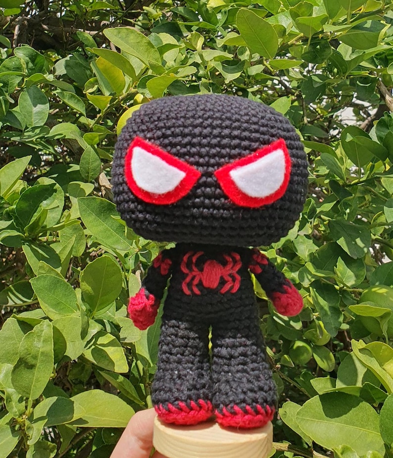 Spiderman Miles Morales Crochet Pattern PDF (english) - Etsy