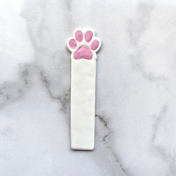 Paw Print Bookmark - Etsy