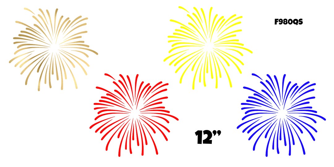 Firework Splash Flair Yard Cards (F980QS) - Etsy