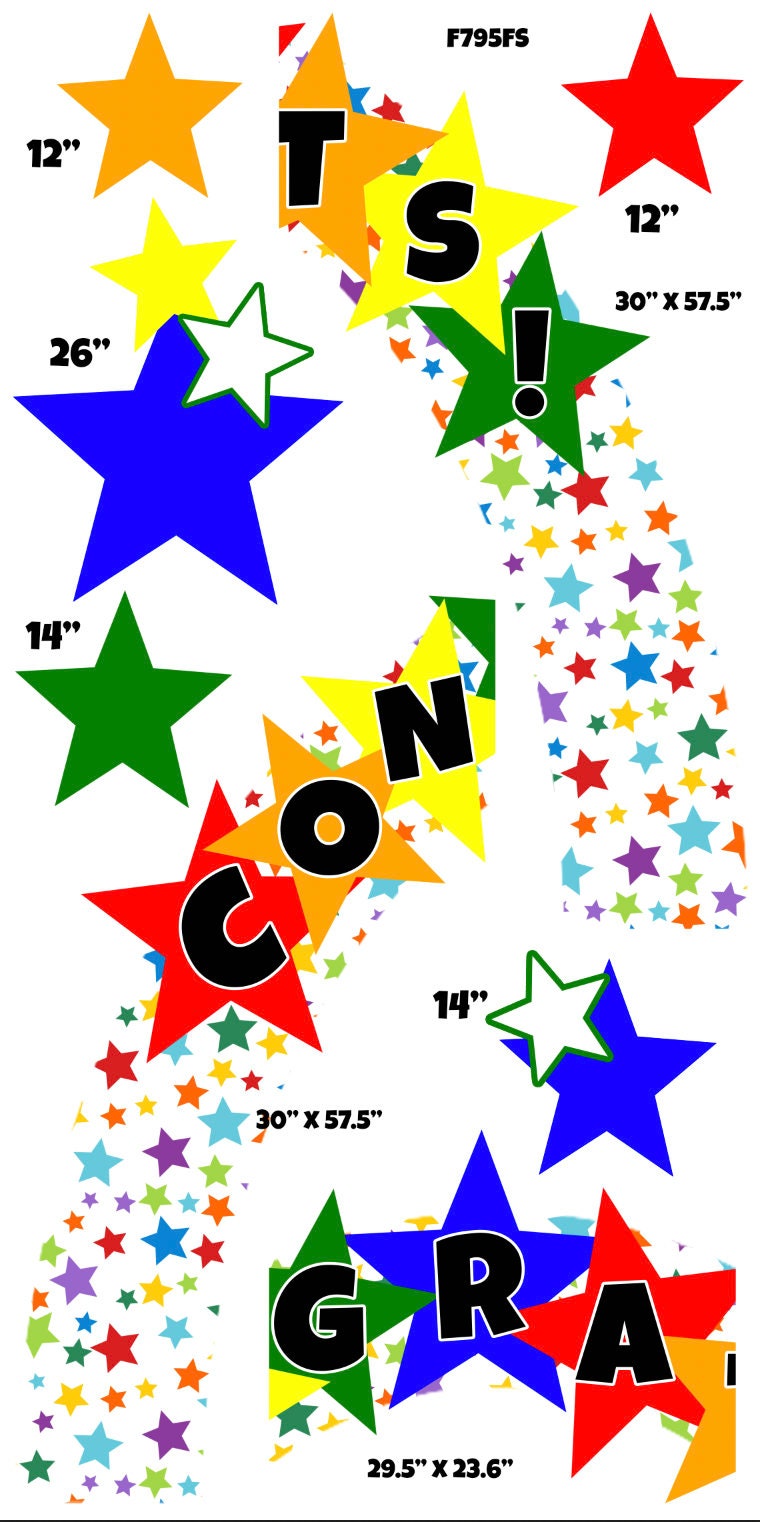 CONGRATS Stars Arch Set up Props - Etsy