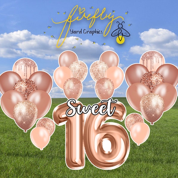 Sweet 16 Birthday Yard Sign - Etsy