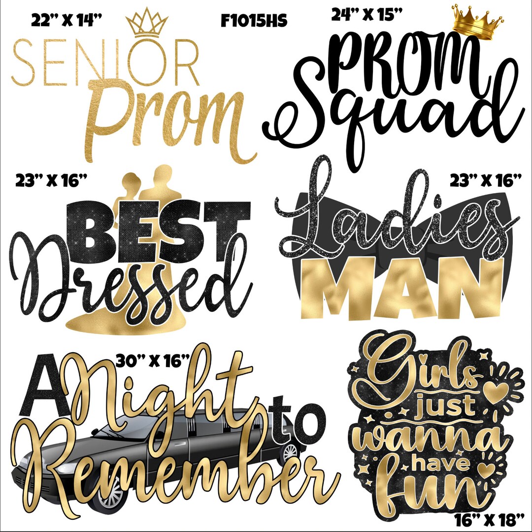 Prom Quotes Signs Color Options Yard Card - Etsy