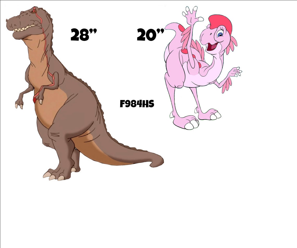 Dinosaurs Before Time Red Claw & Ruby Yard Cards F984HS - Etsy